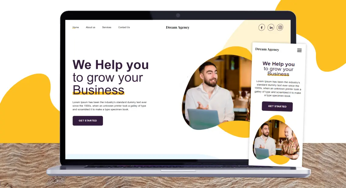 Dream Agency Tailwind CSS Template - TailwindTap