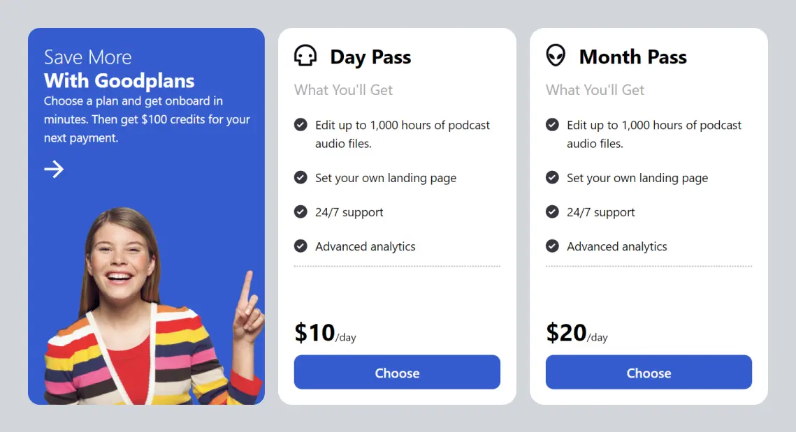 Flexible Plans Tailwind CSS Component - TailwindTap Flexible Plans Tailwind CSS Component - TailwindTap